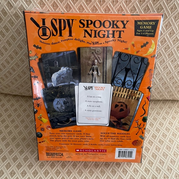 Scholastic | Toys | I Spy Spooky Night Memory Game | Poshmark